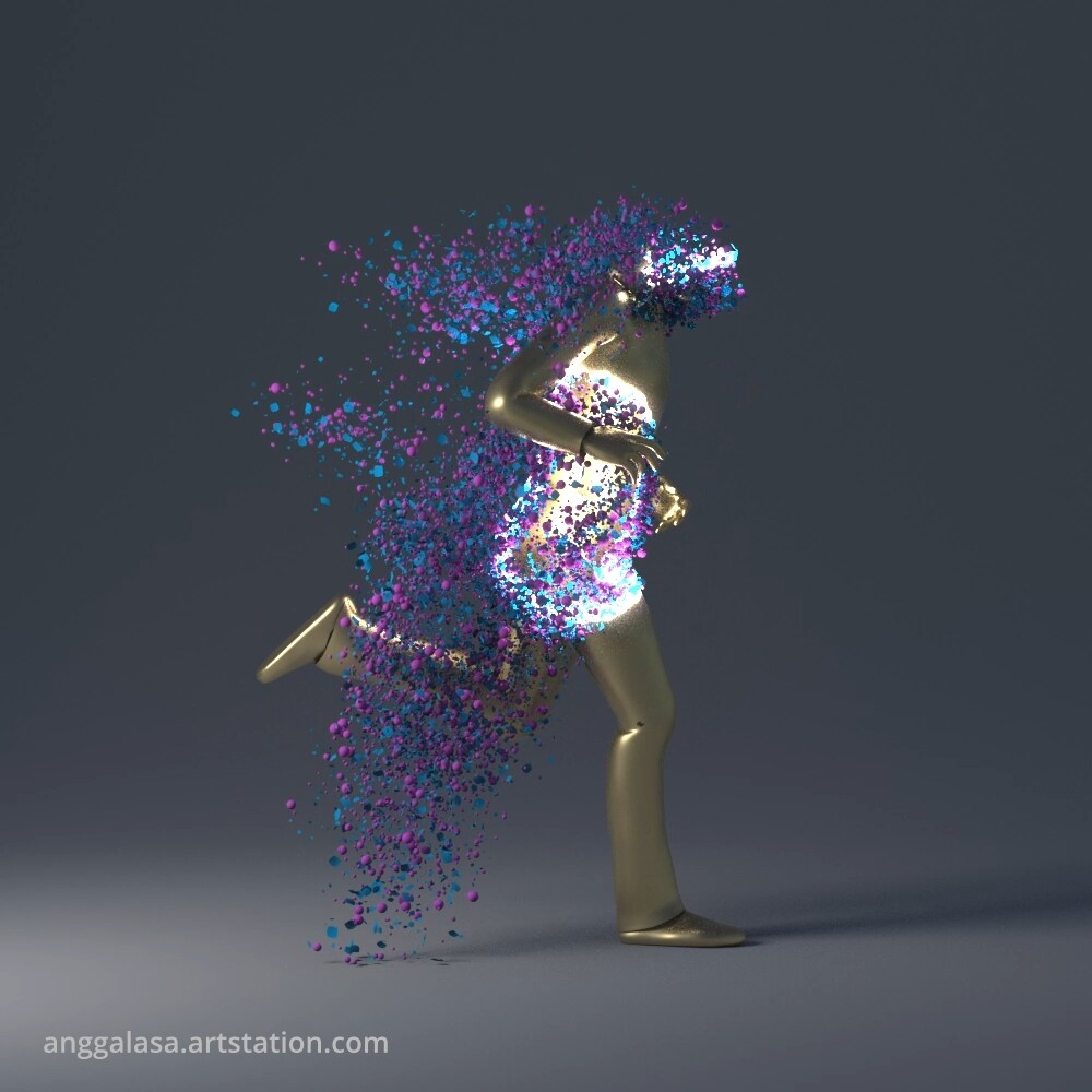 ArtStation - Particle Disintegration