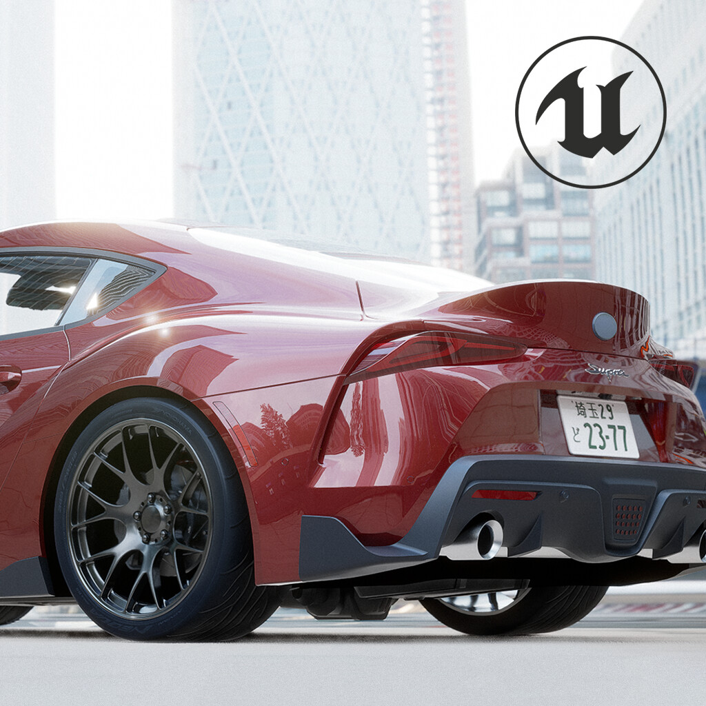 ArtStation - Toyota Supra - Unreal Engine Automotive