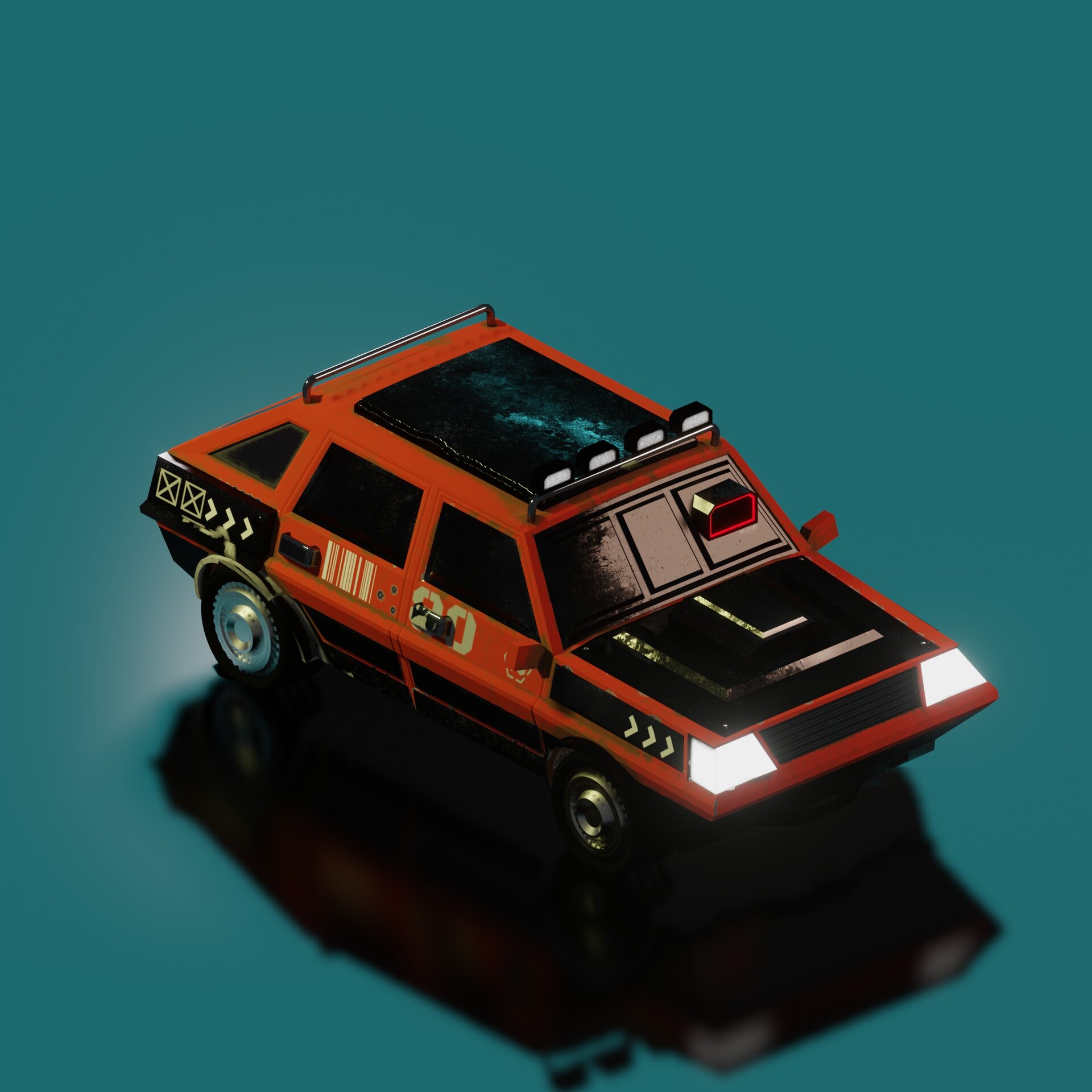 ArtStation - Cyberpunk Car