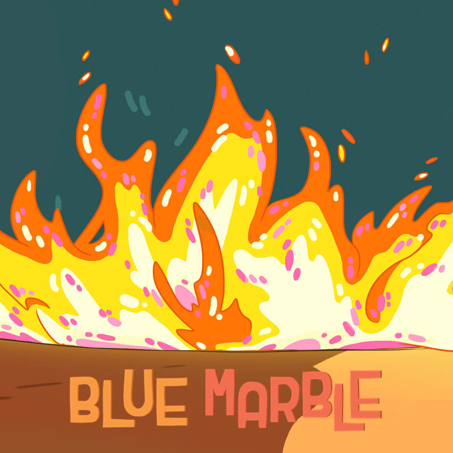 ArtStation - Blue Marble: Fire