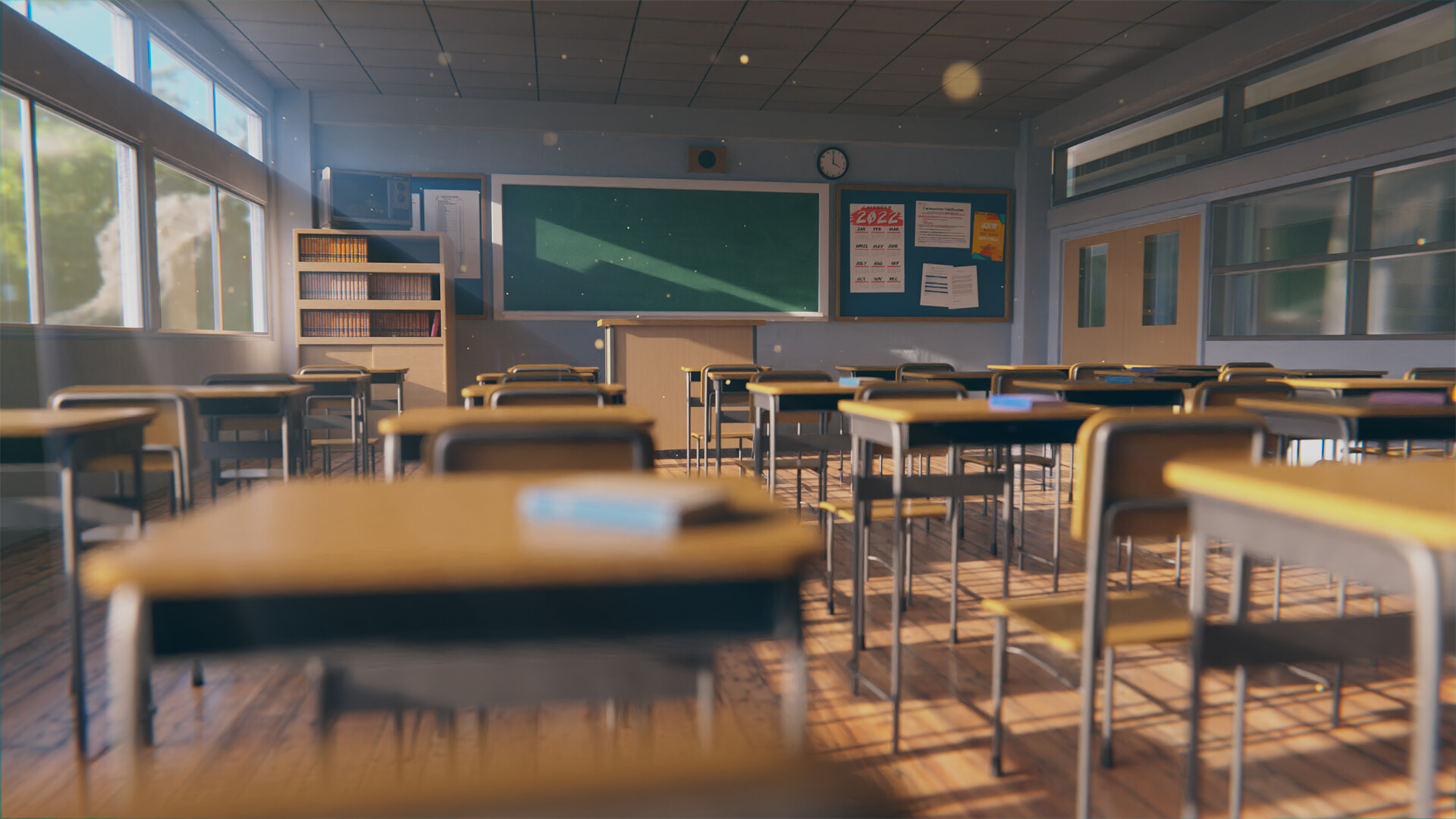 ArtStation - Japanese Classroom