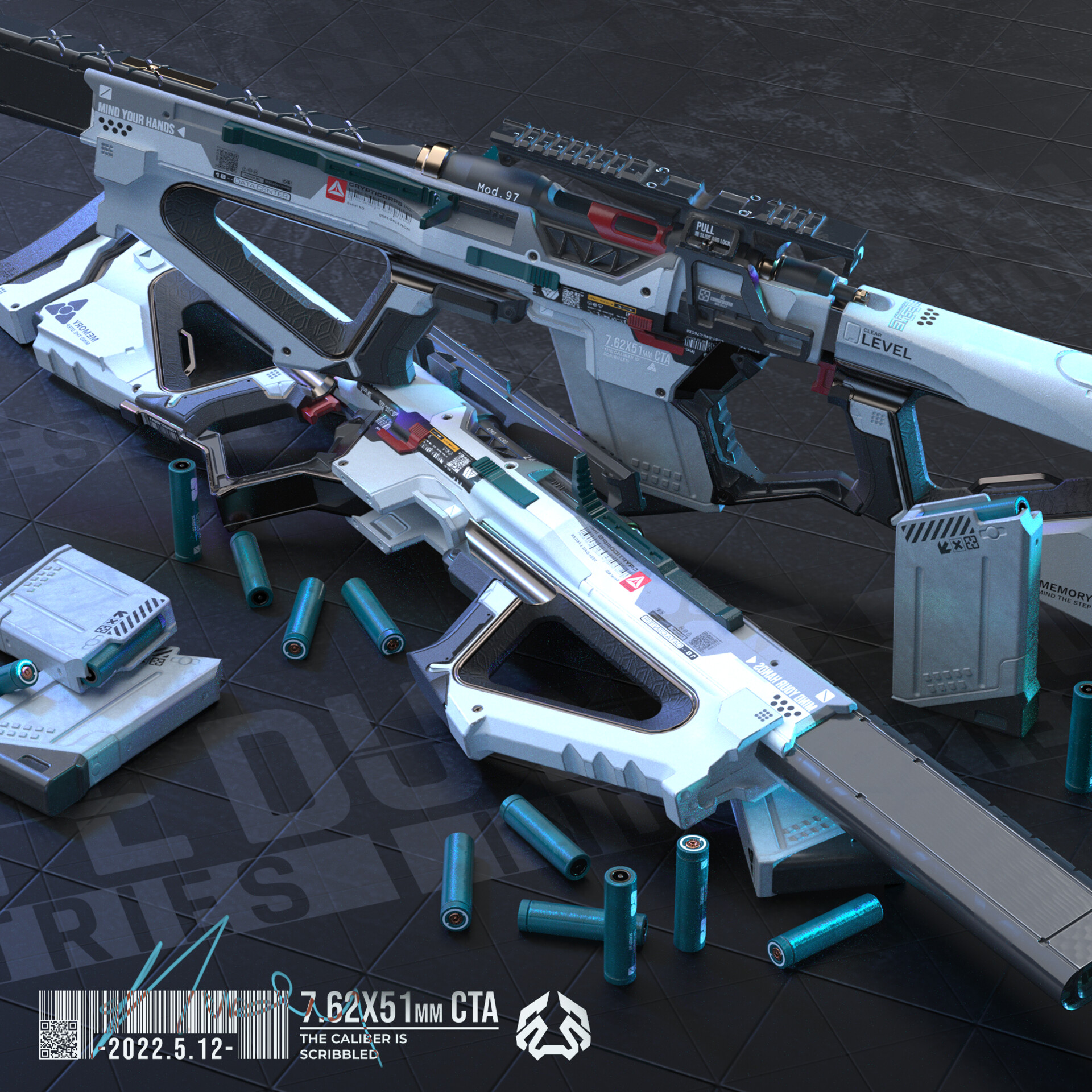 ArtStation - Precision shooter rifle