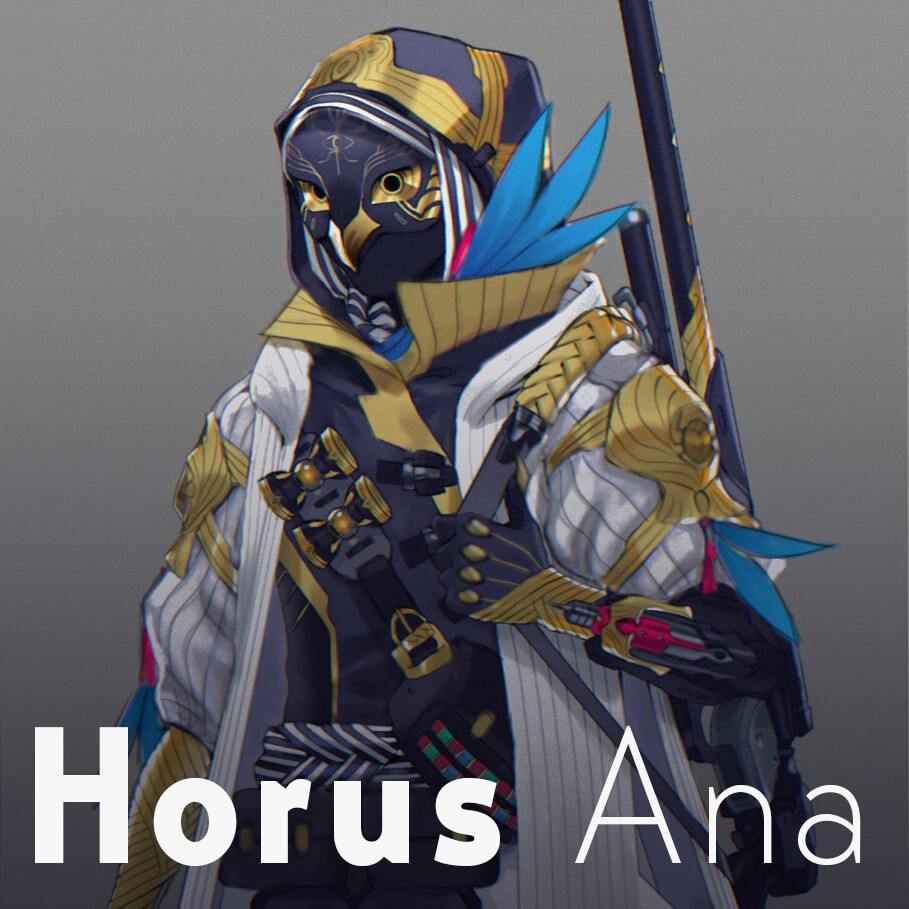 ArtStation - Ana Horus Skin // OVERWATCH