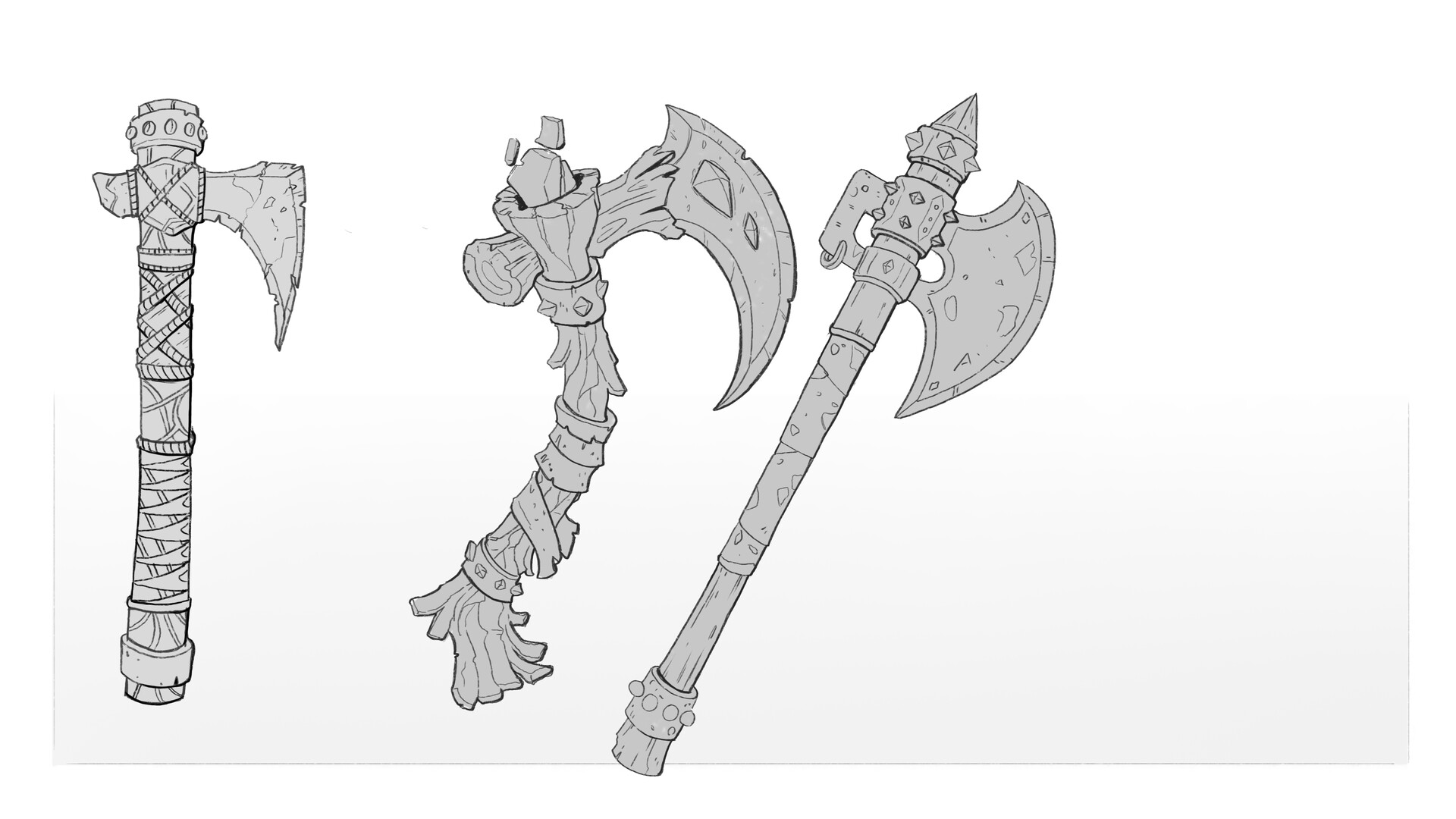 ArtStation - Axe Studies