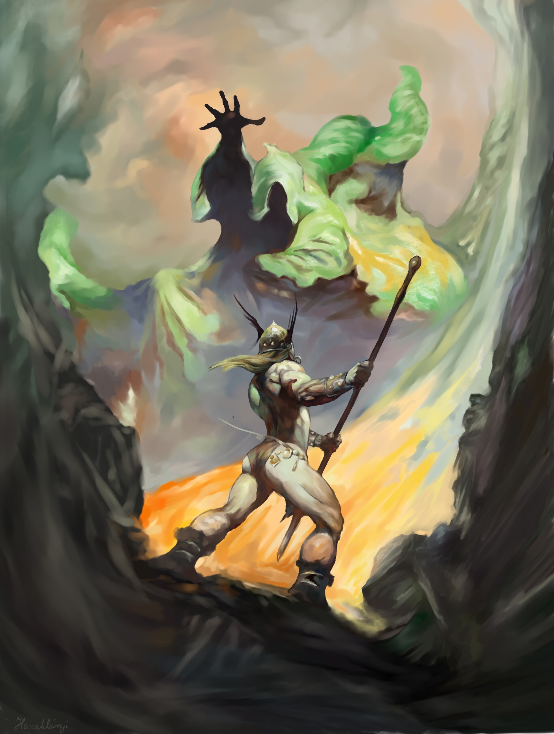 ArtStation - Frazetta Study