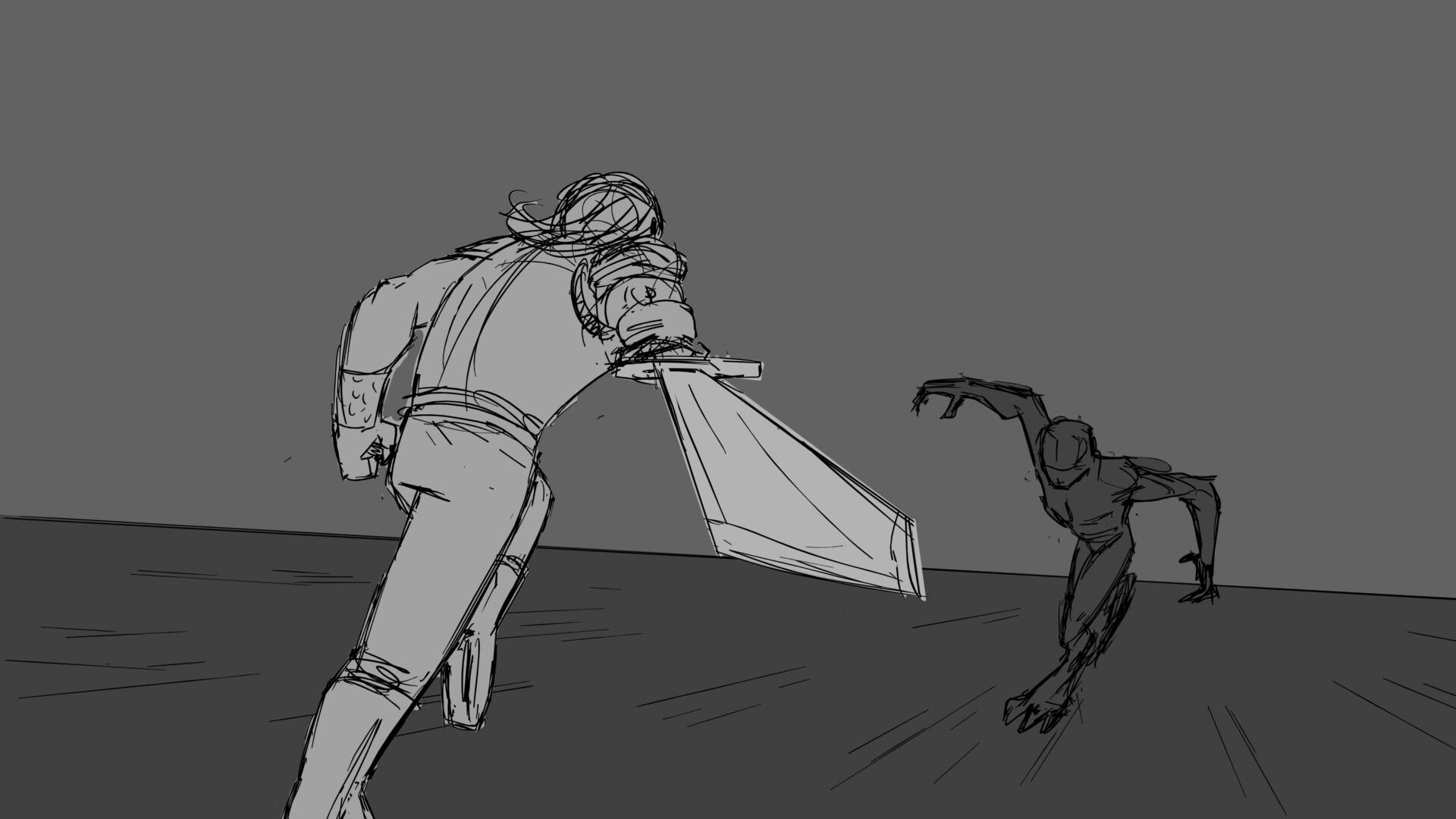 ArtStation - The Witcher Fight Scene