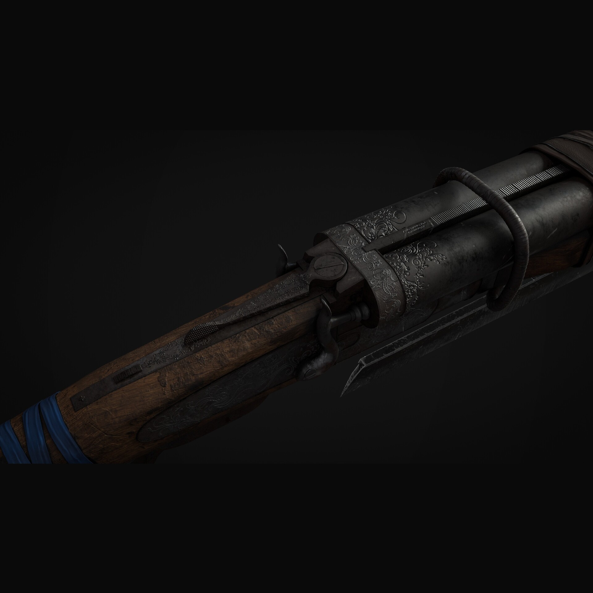 ArtStation - Antique gun