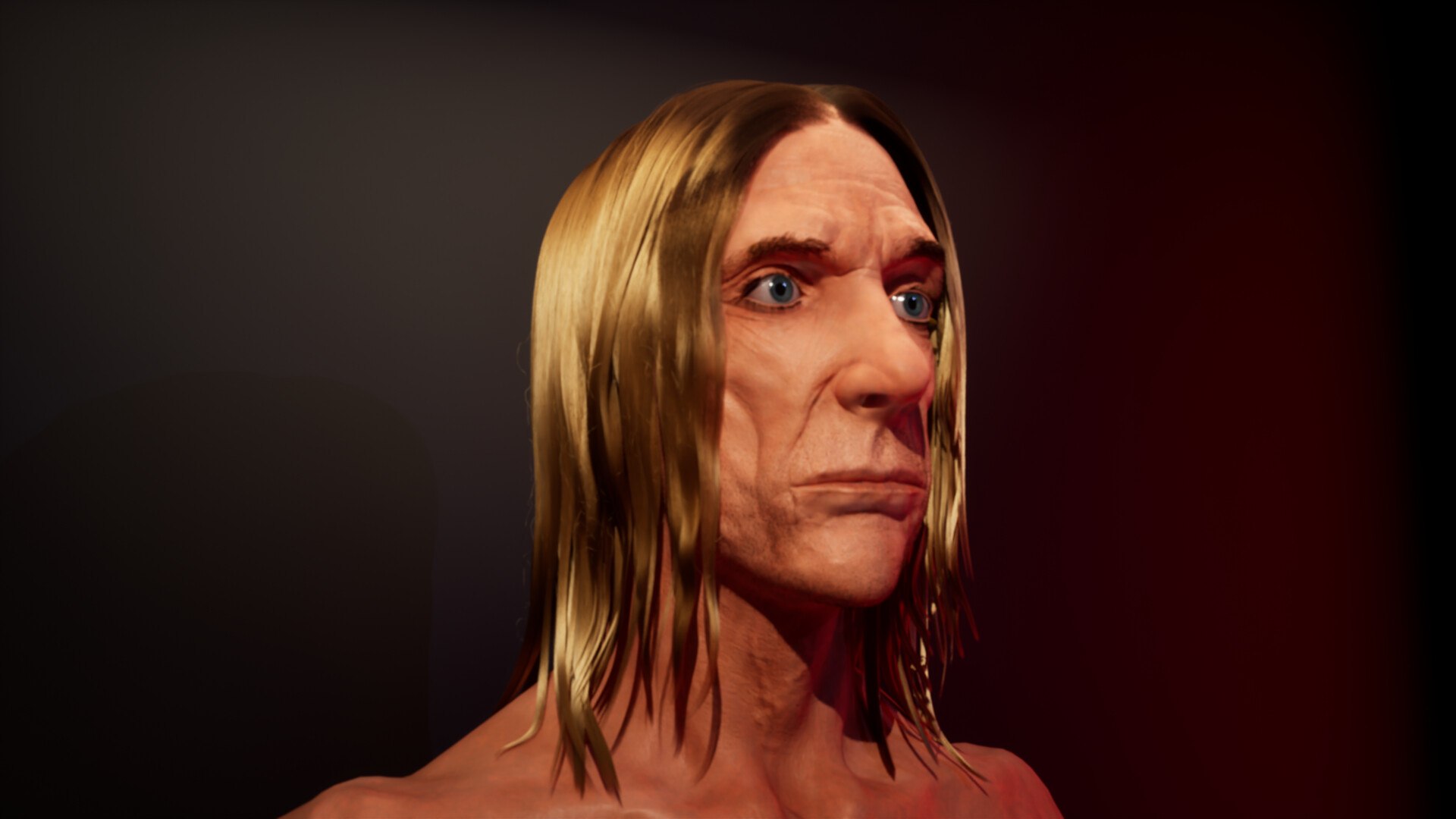 ArtStation - Iggy Pop UE5|Sculpt|Keyshot Renders|Real-Time Character ...