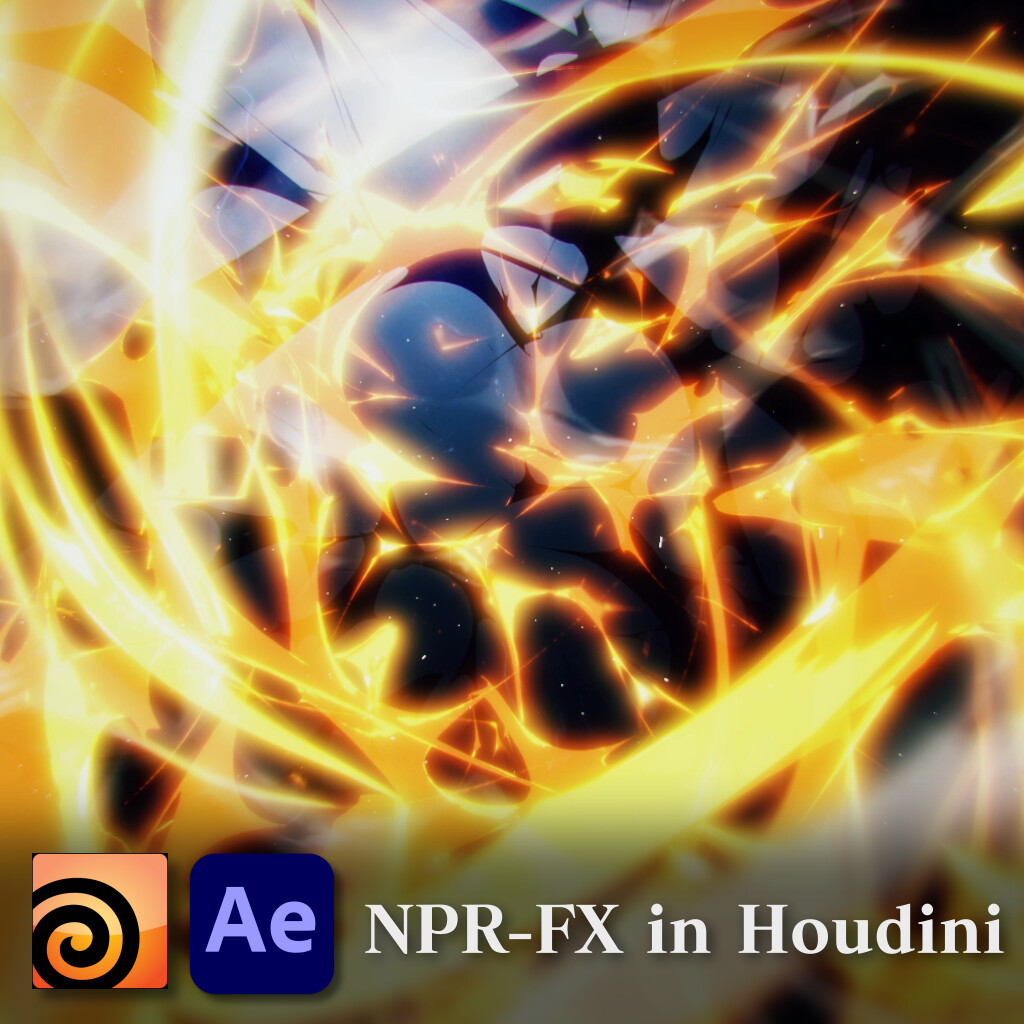 ArtStation - Anime Style NPR effects and breakdowns created in Houdini.