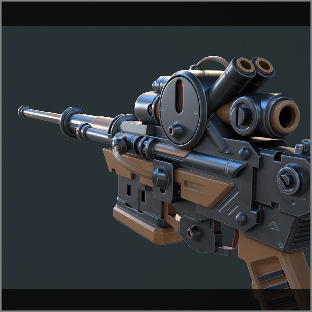 ArtStation - Blackout Flux Rifle