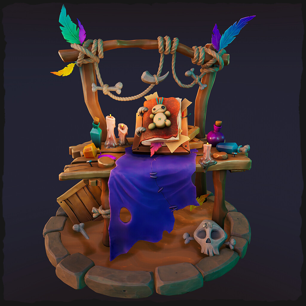 ArtStation - Voodoo Diorama