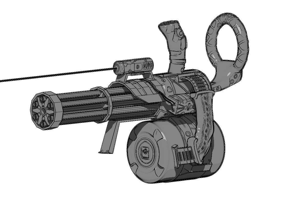 ArtStation - Minigun