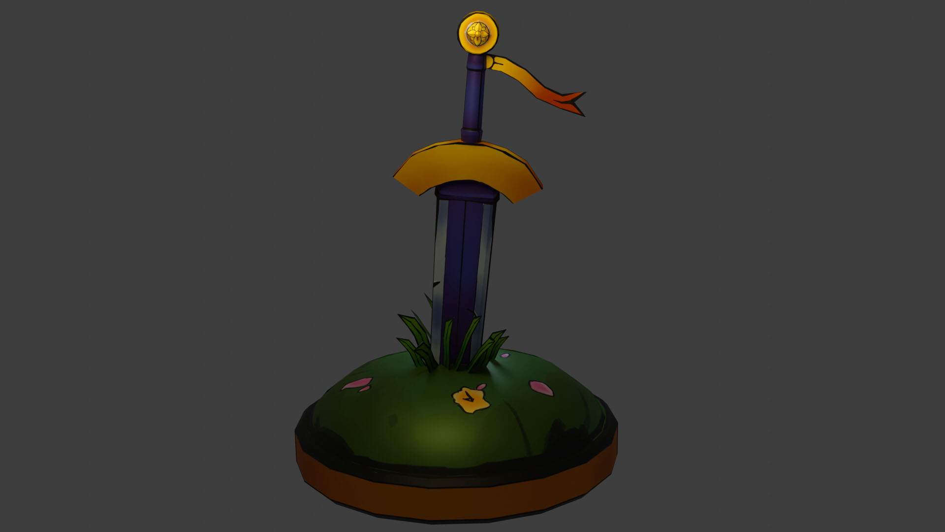 ArtStation - Okami Game Inspired 3D Texturing Exercise