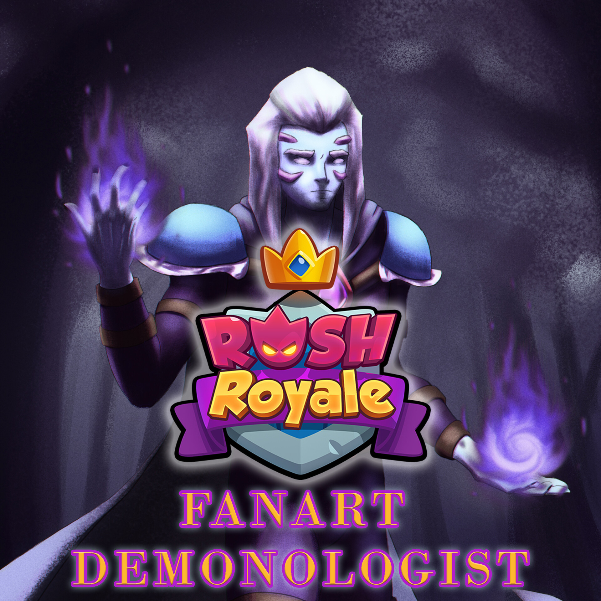 ArtStation - Demonologist - Rush Royale fanart