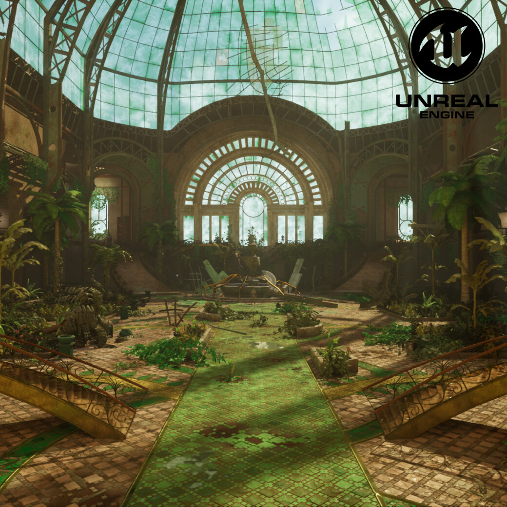ArtStation - Botanic Palace - 3D Game Environment