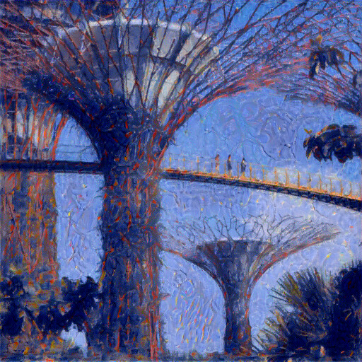 ArtStation - Generated Art of Singapore's Gardens by the Bay using ...