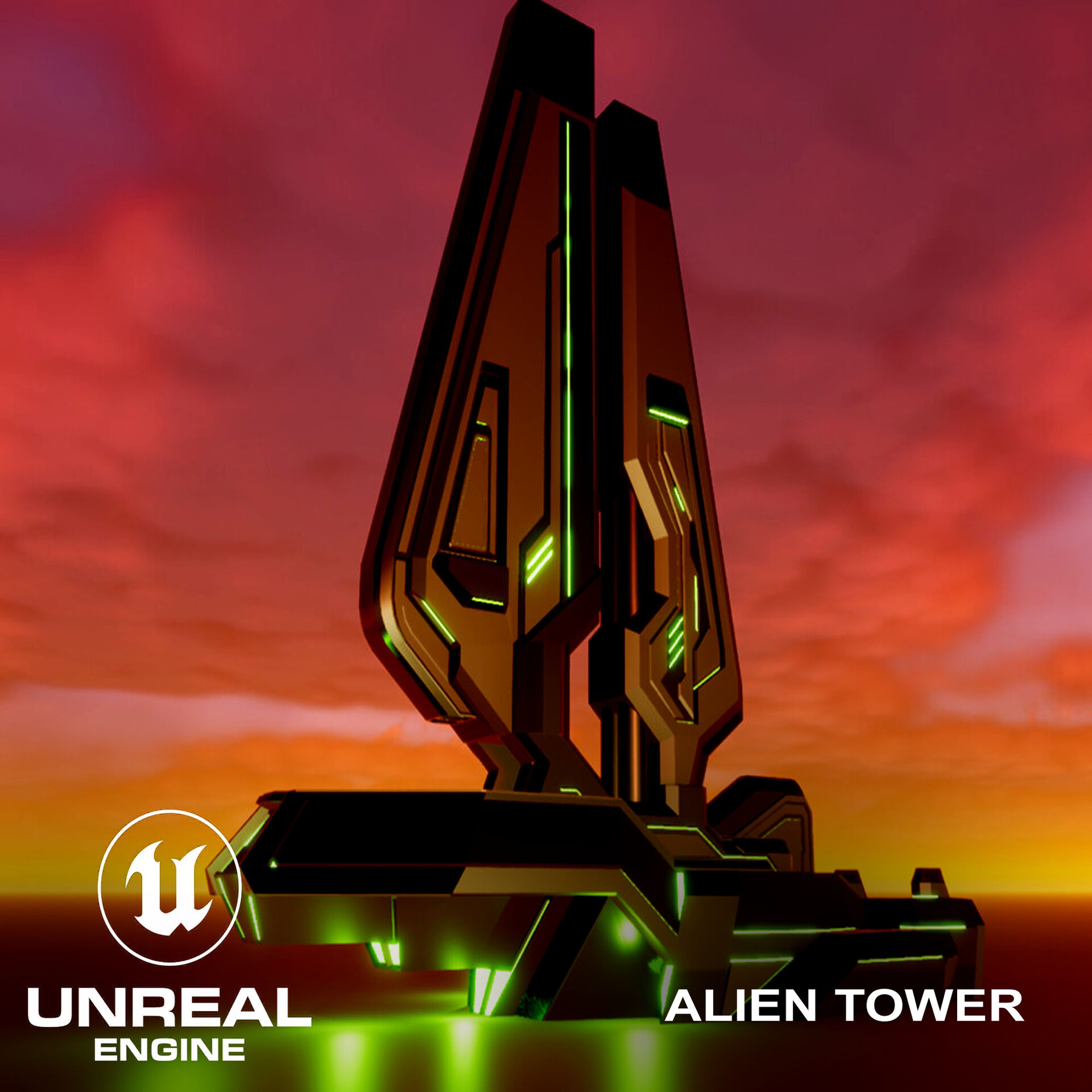 ArtStation - Alien Tower (Unreal)