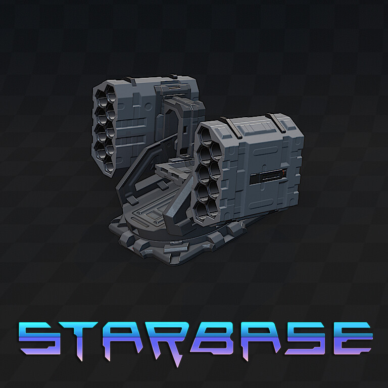 ArtStation - Starbase - Spaceship Mounted Weapons 2