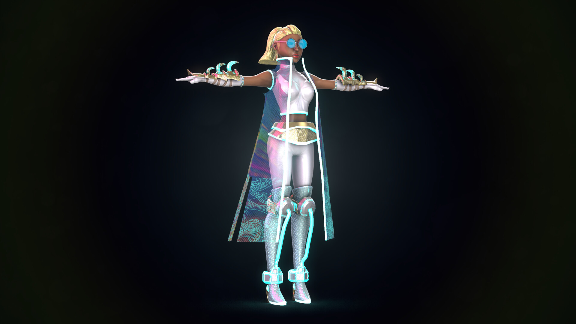 ArtStation - Bernice_Hyper Fight Project