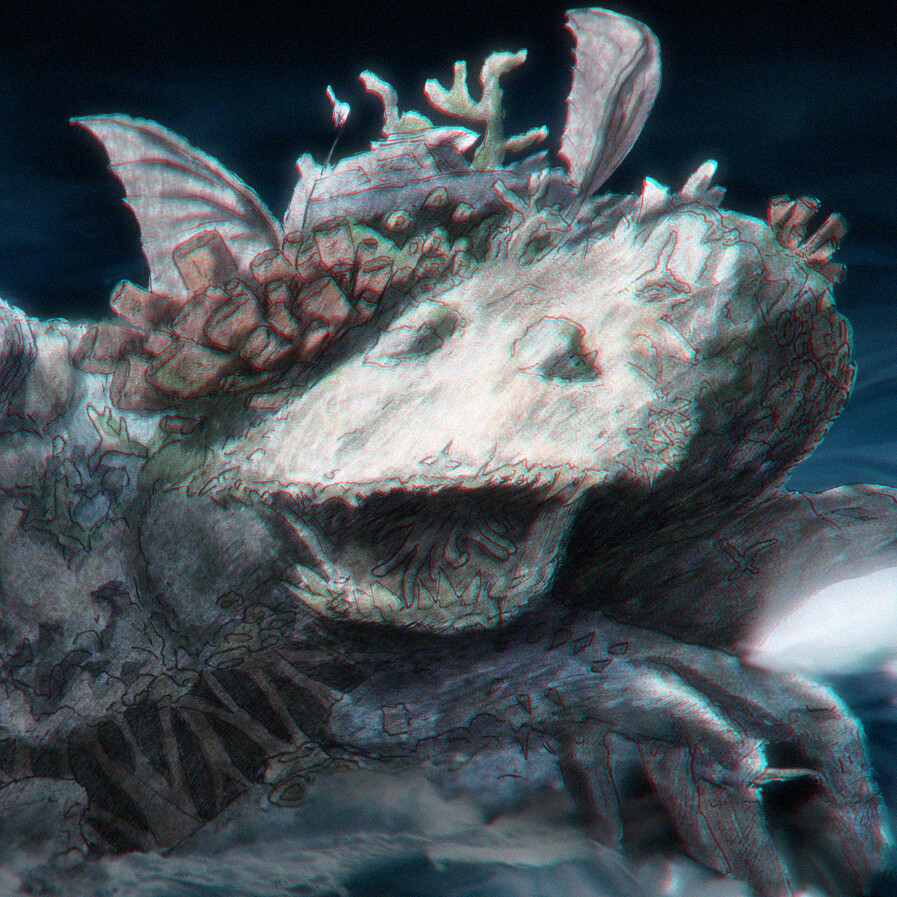 ArtStation - Submarine Monster