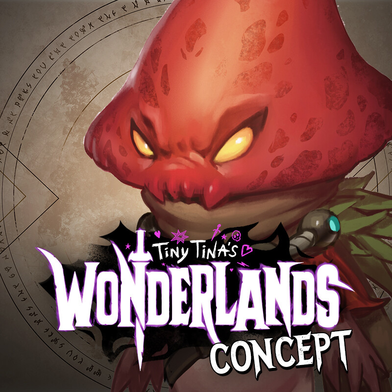 ArtStation - Tiny Tina's Wonderlands - Mushroom Companion Concept