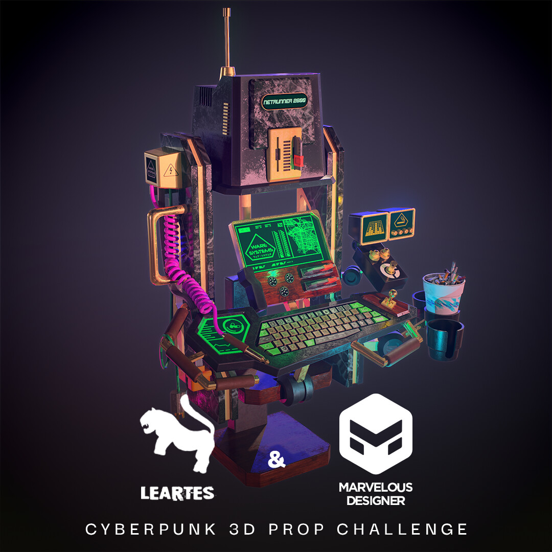 ArtStation - Netrunner 2600 - Leartes Studios and Marvelous Designer ...