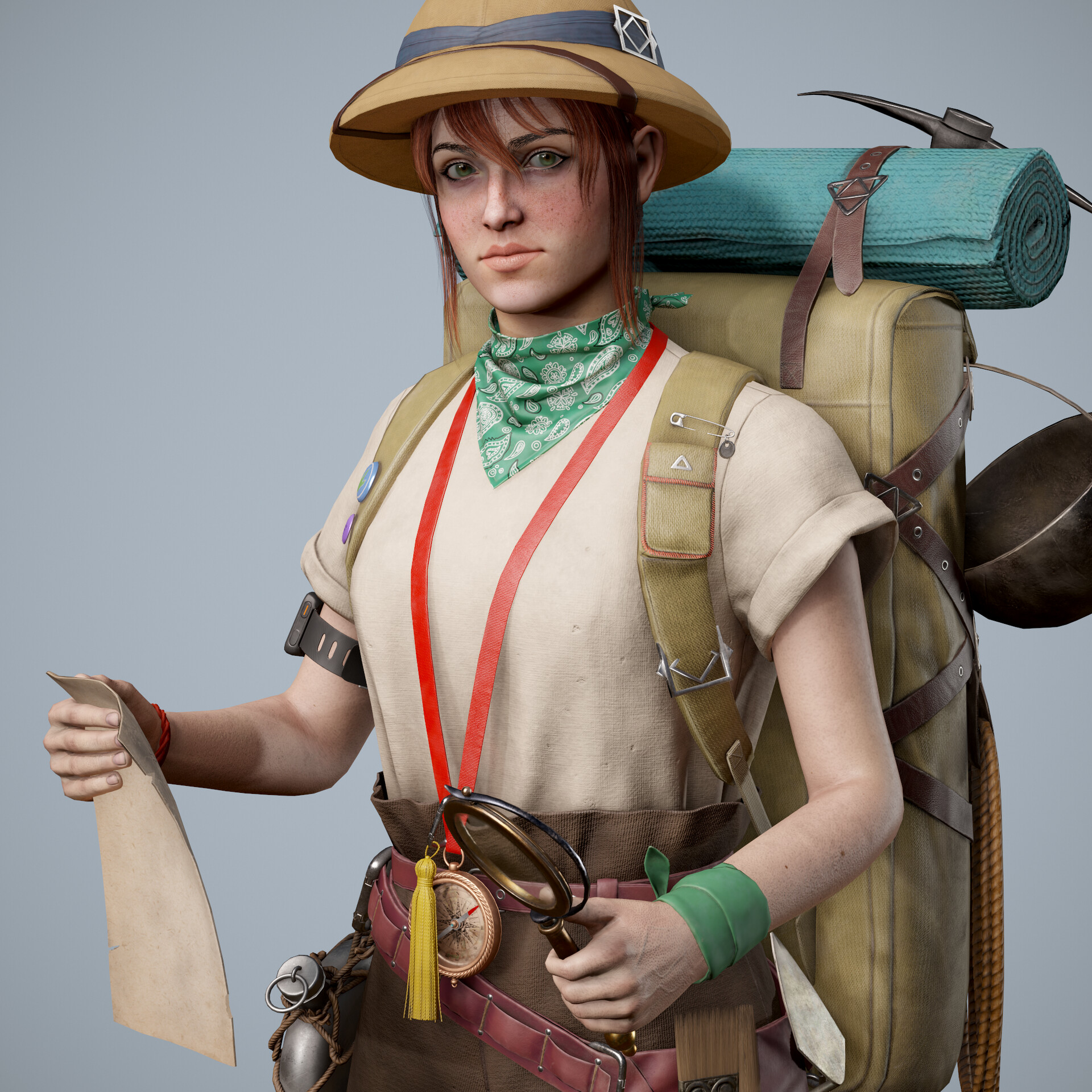 ArtStation - Senior Archaeologist Ashley