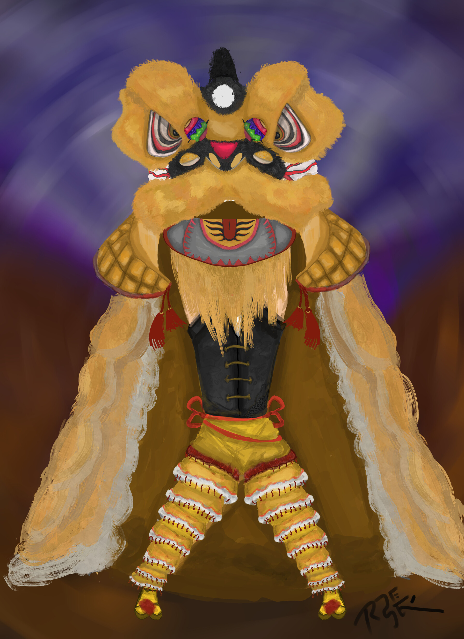 ArtStation - Lion Dance