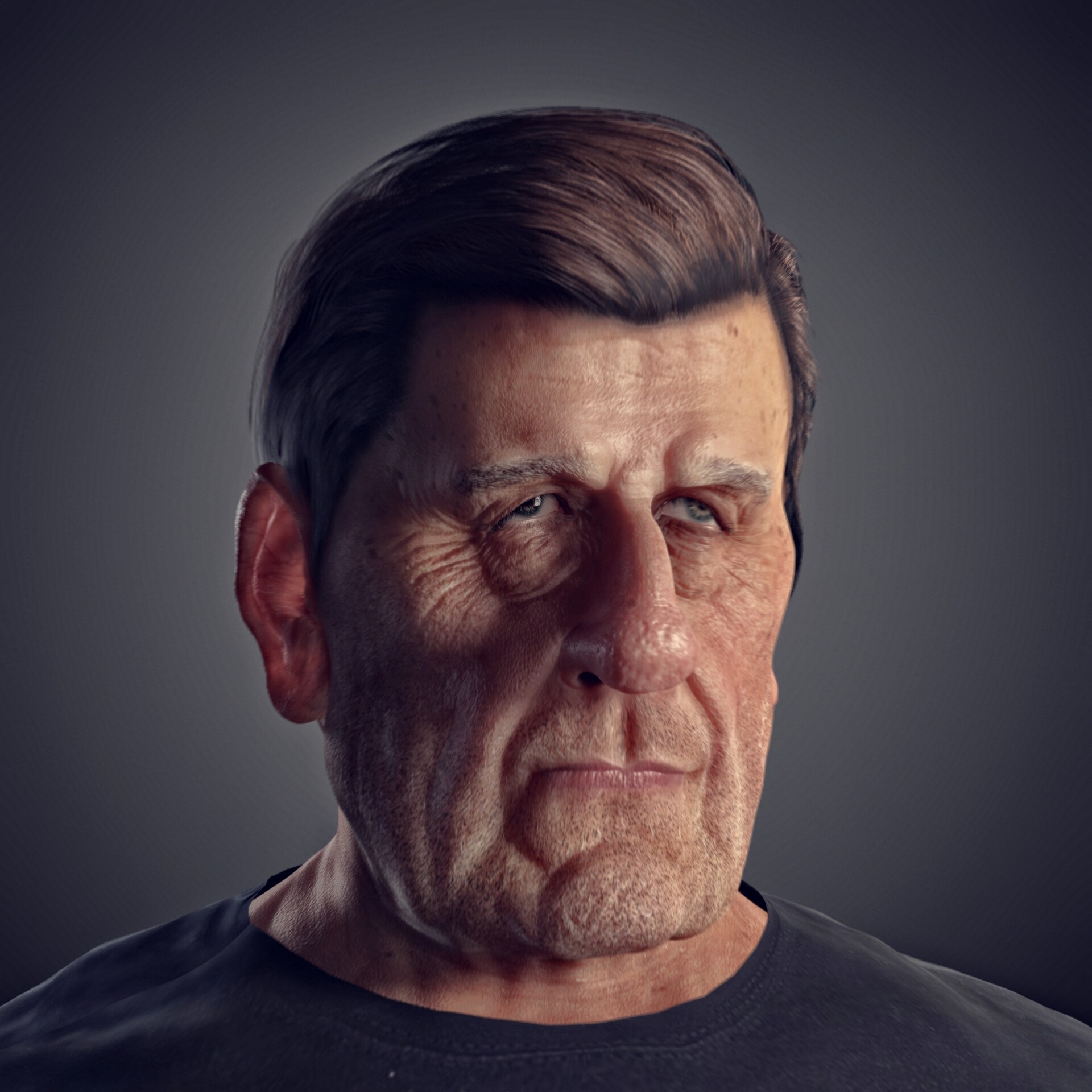 ArtStation - 3D character 'The old general'