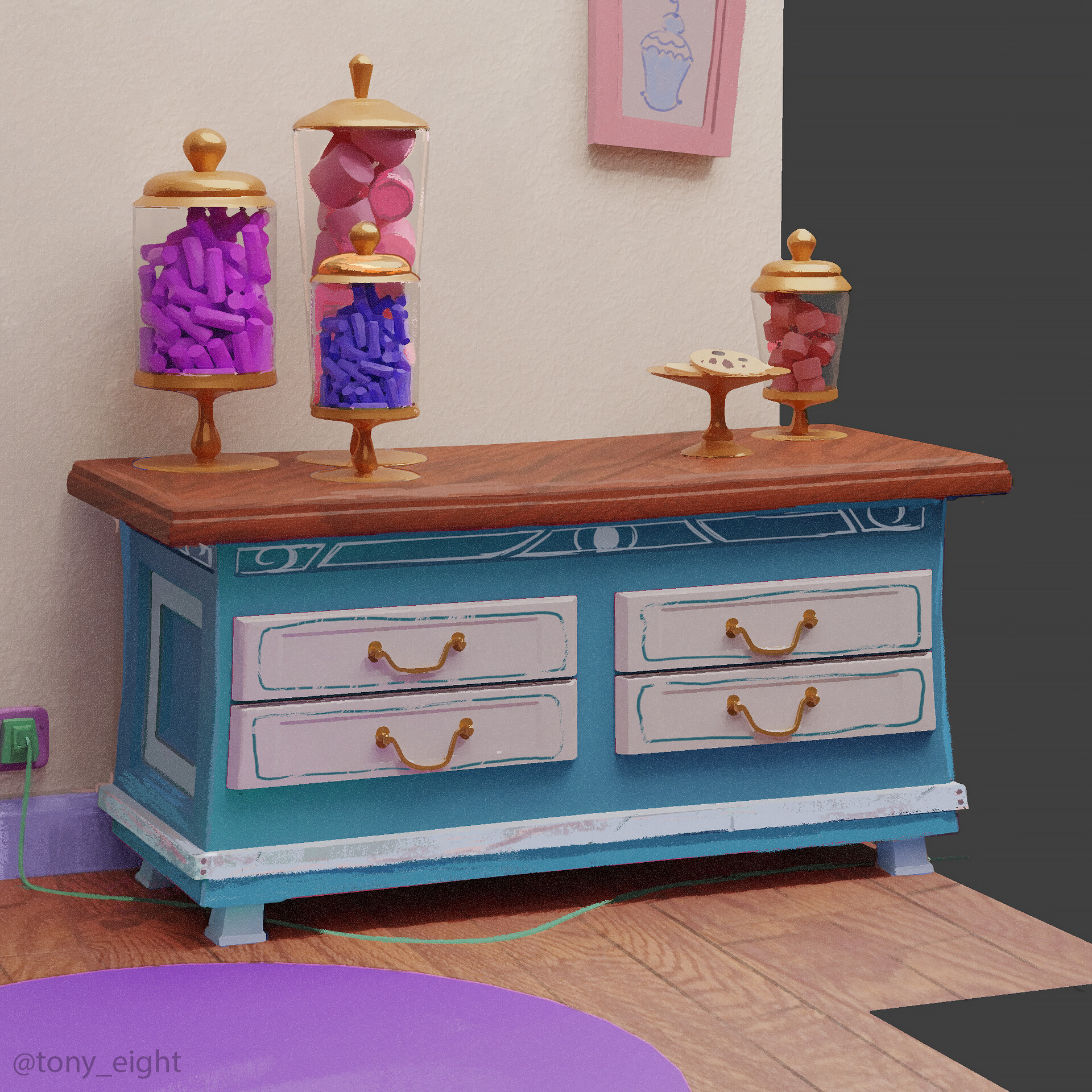 ArtStation - candy sop - prop visdev