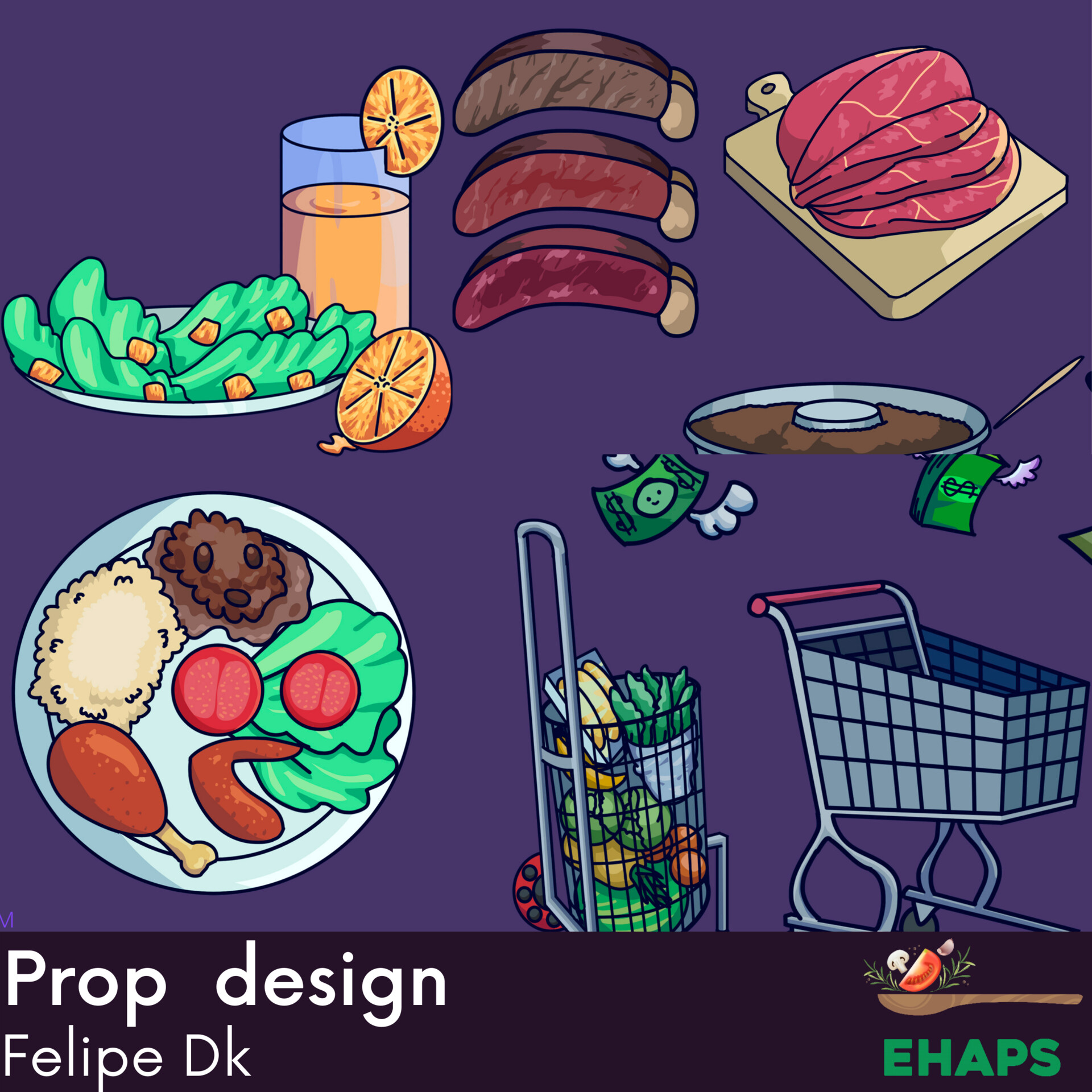 ArtStation - Prop designs for animation