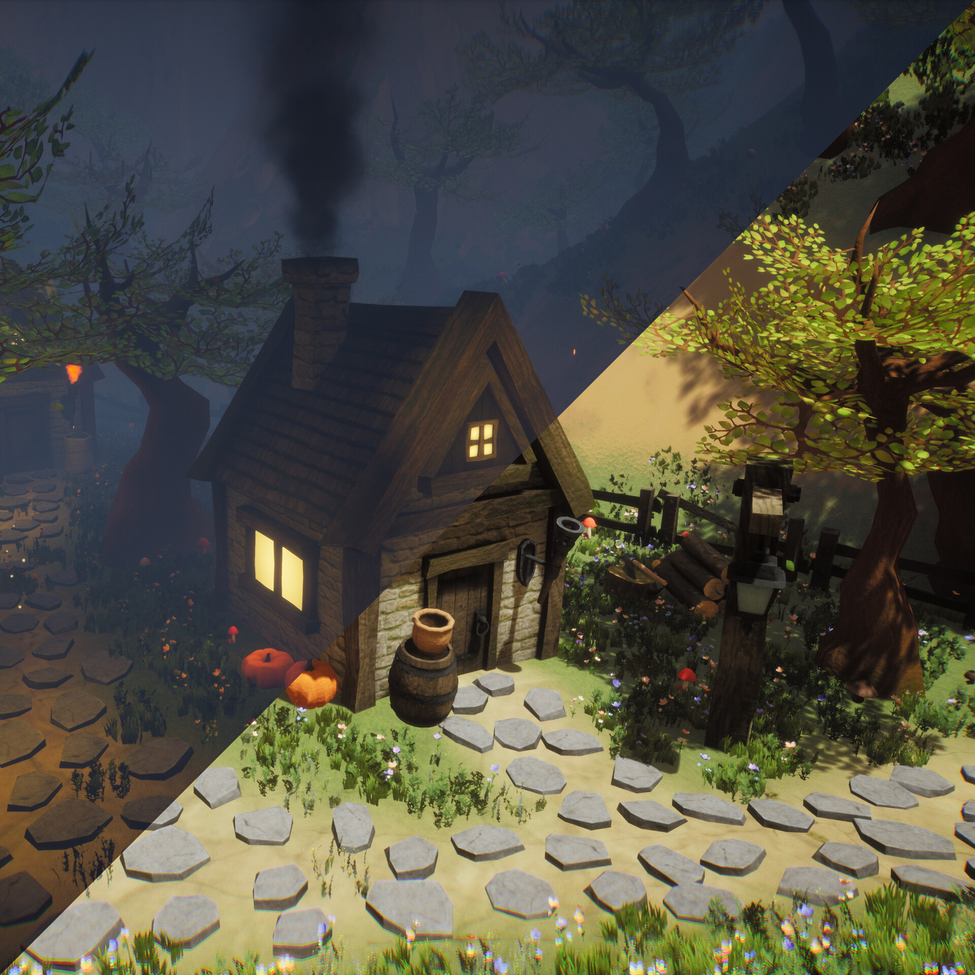 ArtStation - Stylized Medieval Map