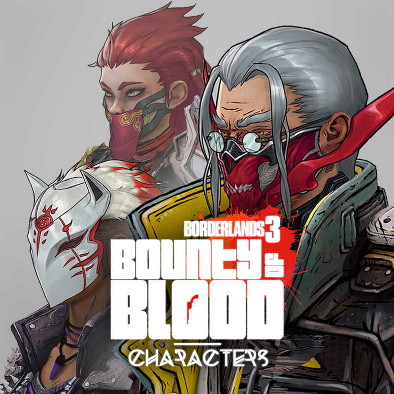 ArtStation - Borderlands 3 - Bounty of Blood Player Heads