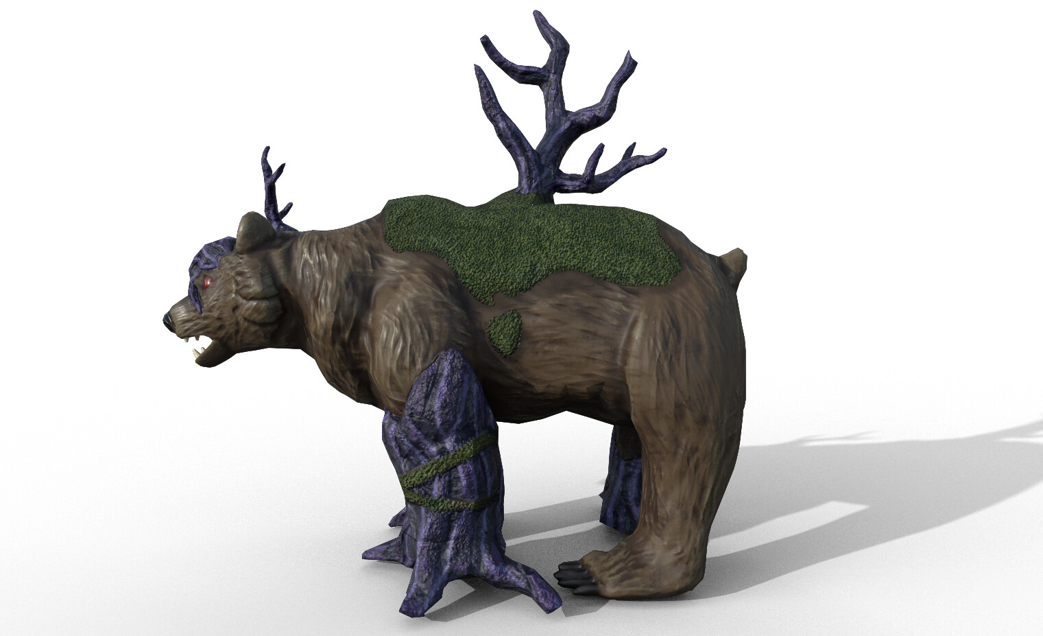 ArtStation - Root Infected Bear (WIP)