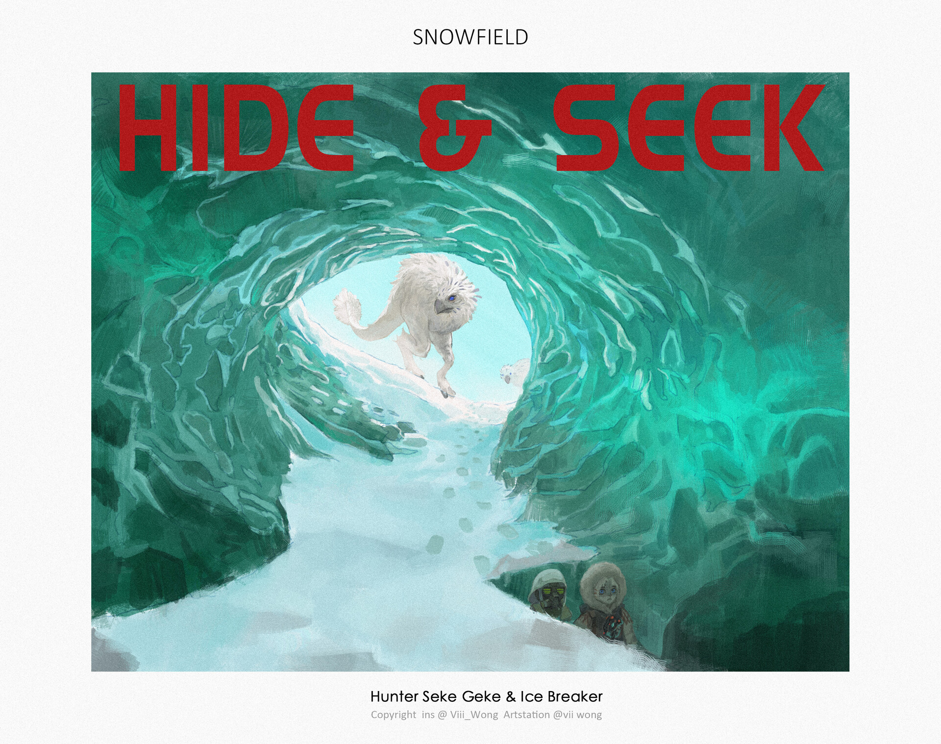 ArtStation - Snowfield Hide & Seek