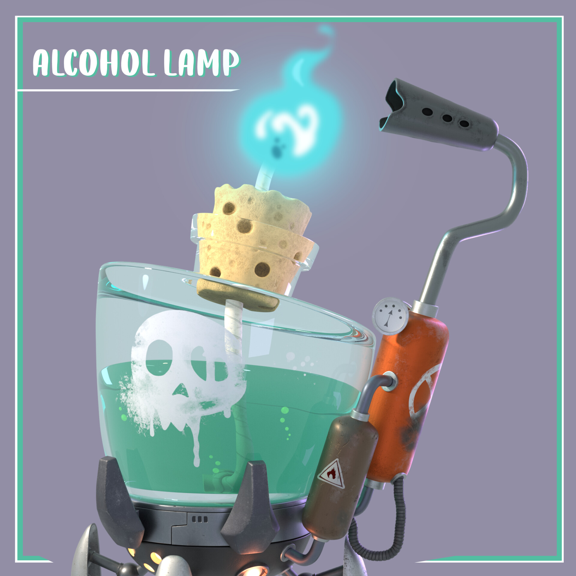 ArtStation - Alcohol Lamp