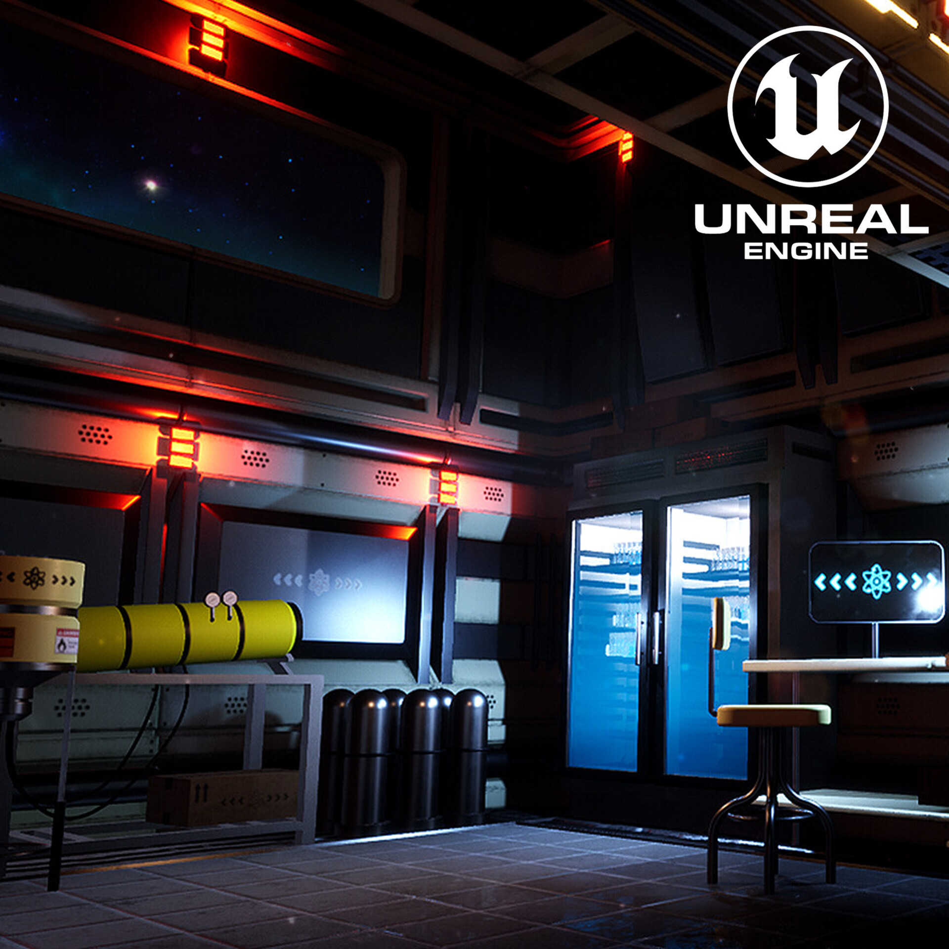 ArtStation - Freighter Drug Lab