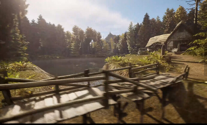 ArtStation - Medieval scene exercise, By UE5 （Lumen Global light）