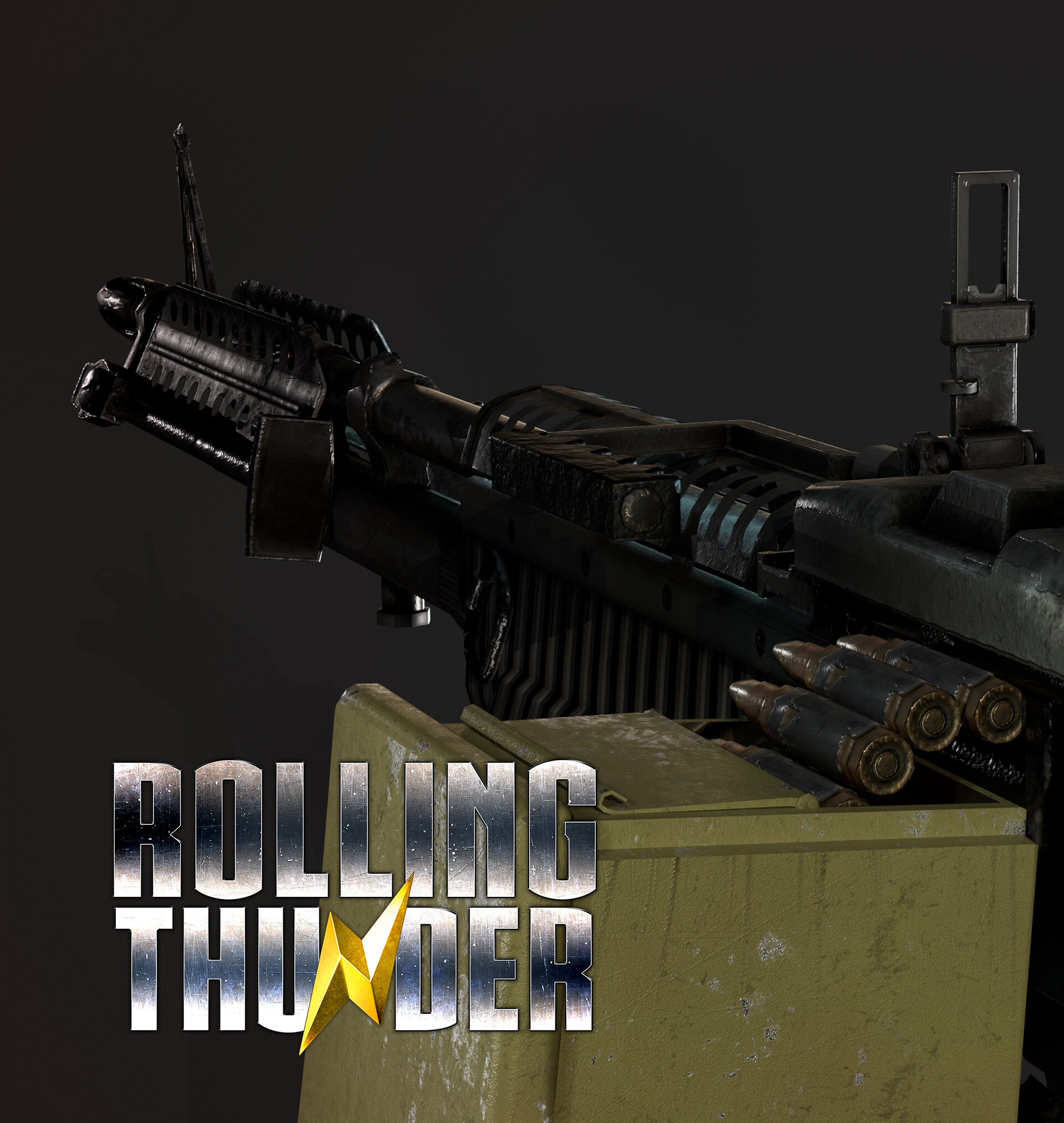 ArtStation - M60 Machine Gun, The Pig