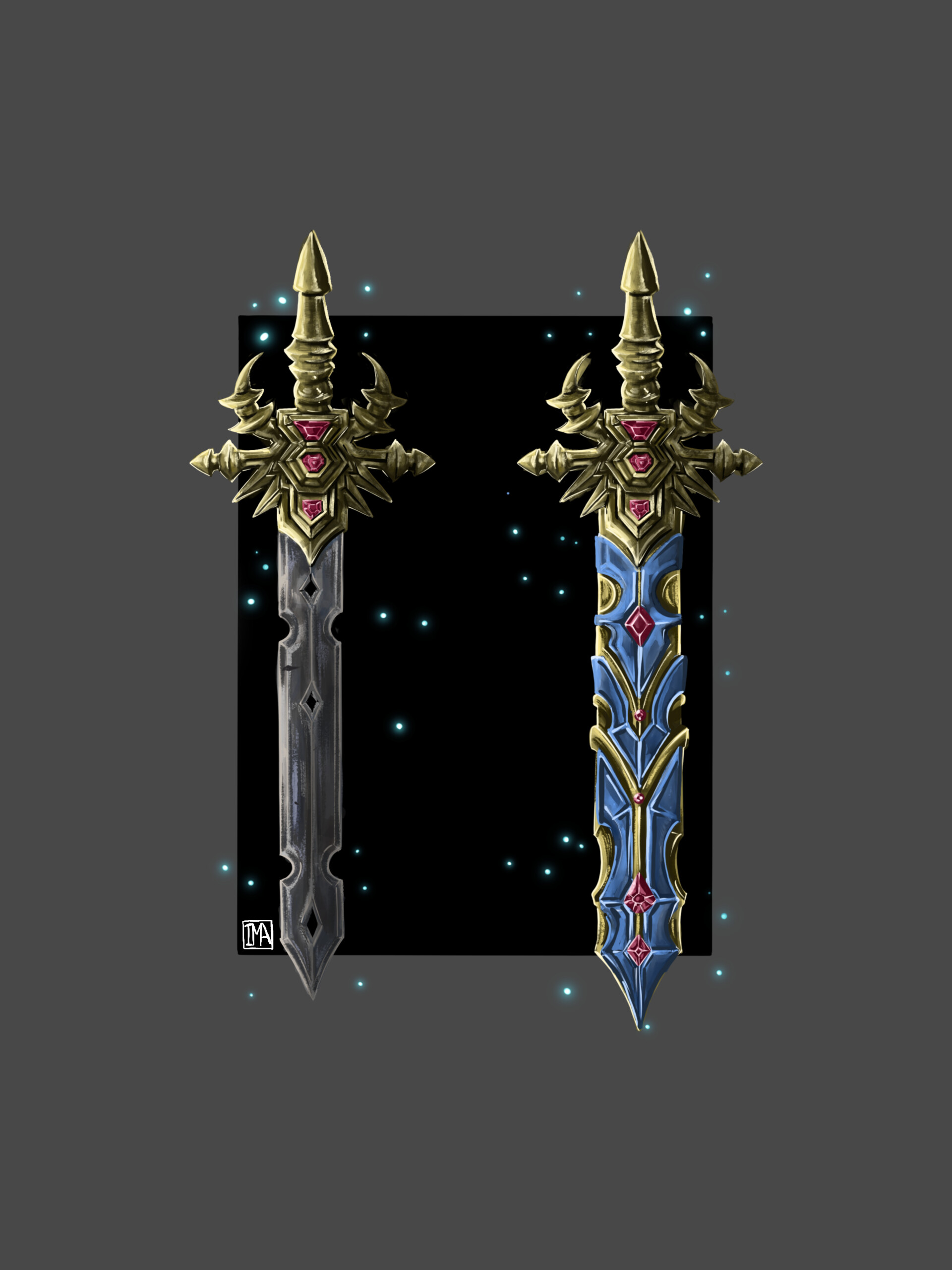 ArtStation - Dragon Knight Sword