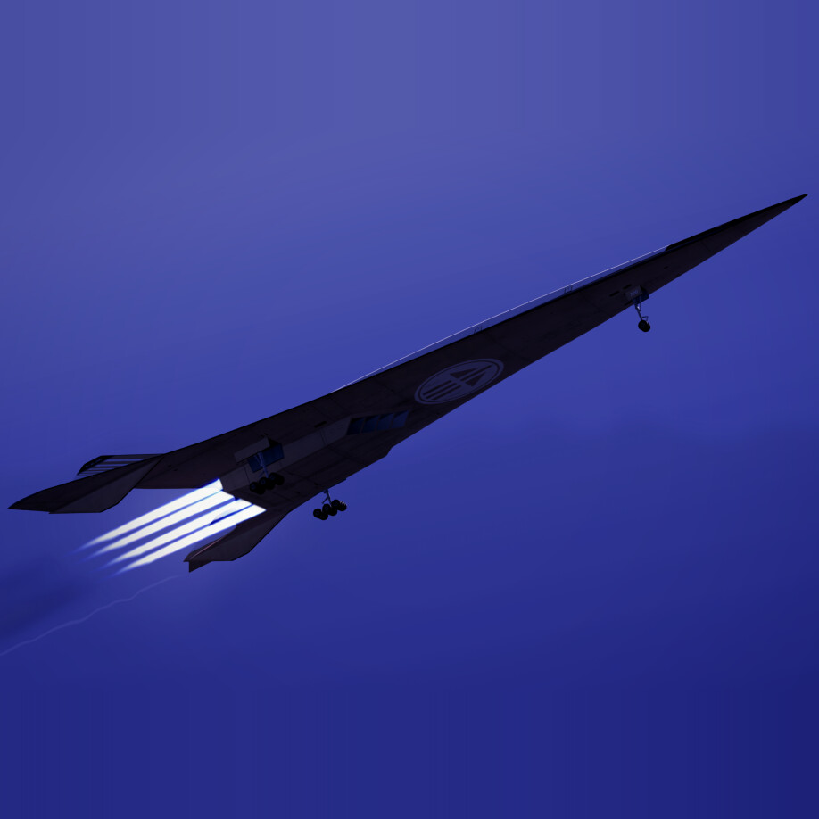 ArtStation - "Ultraliner" Hypersonic Transport (HST)