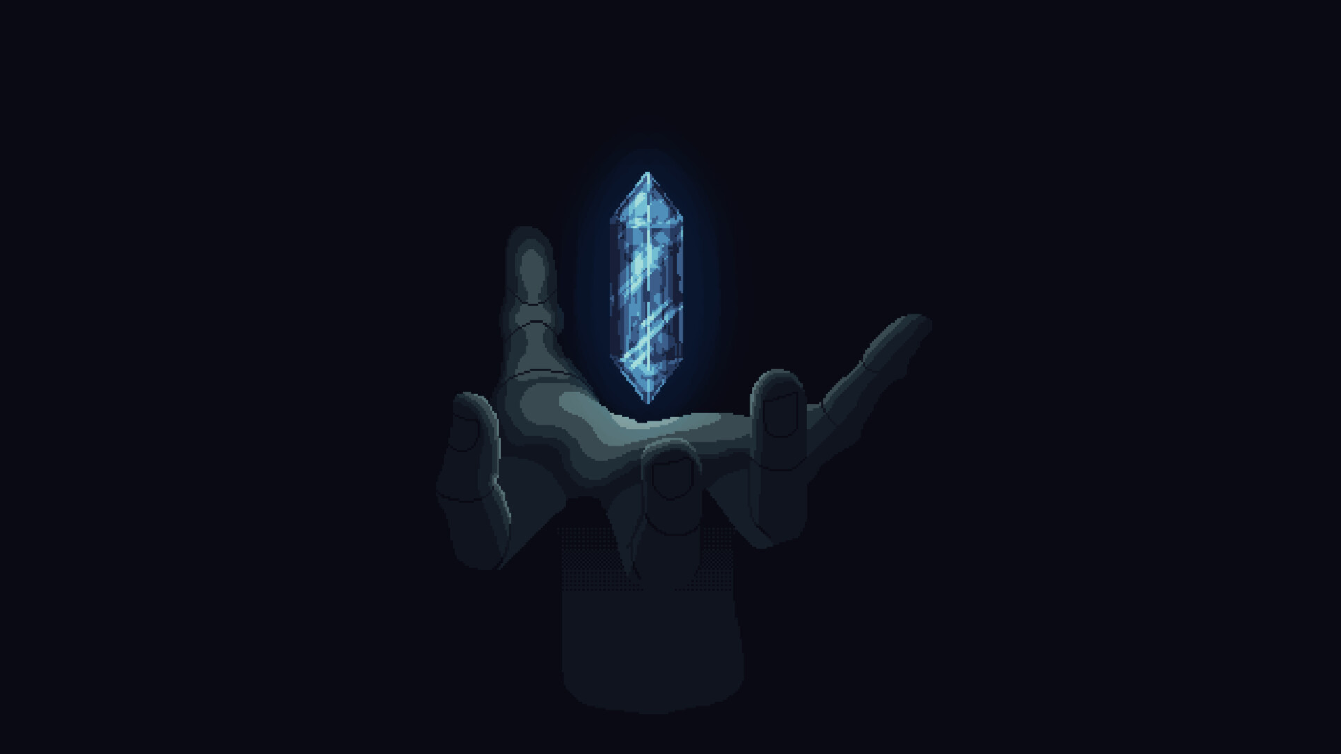 ArtStation - Hand w/ Magic Crystal