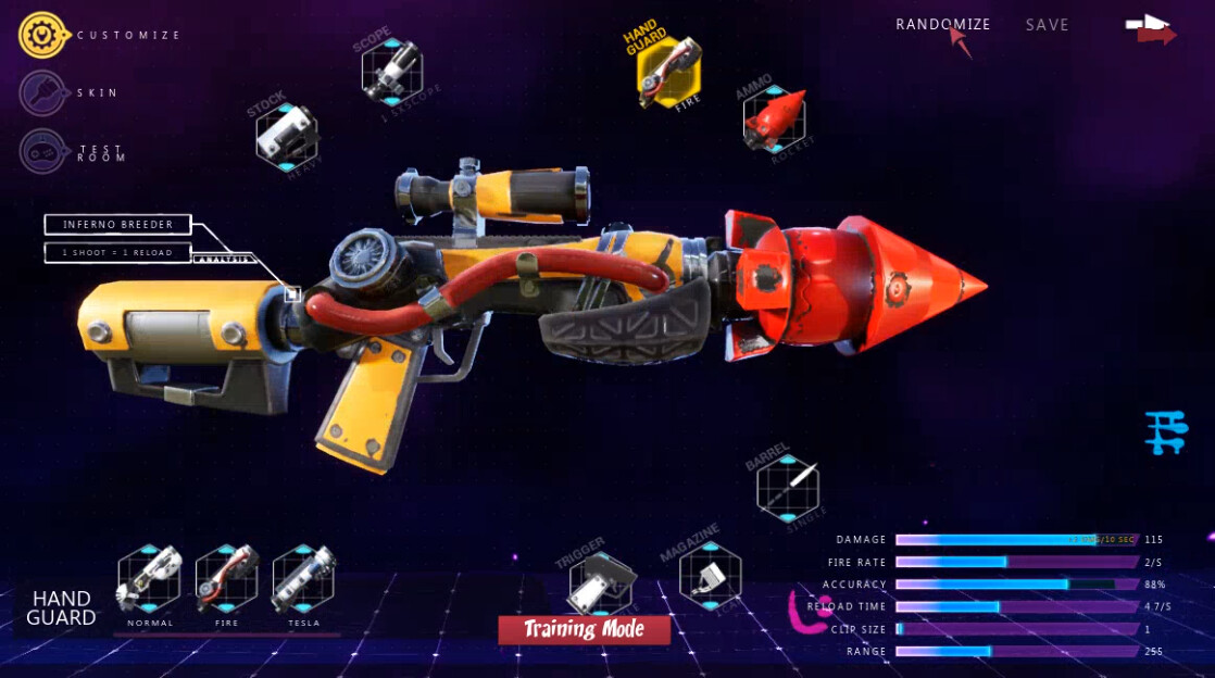 ArtStation - Unreal weapon customization system