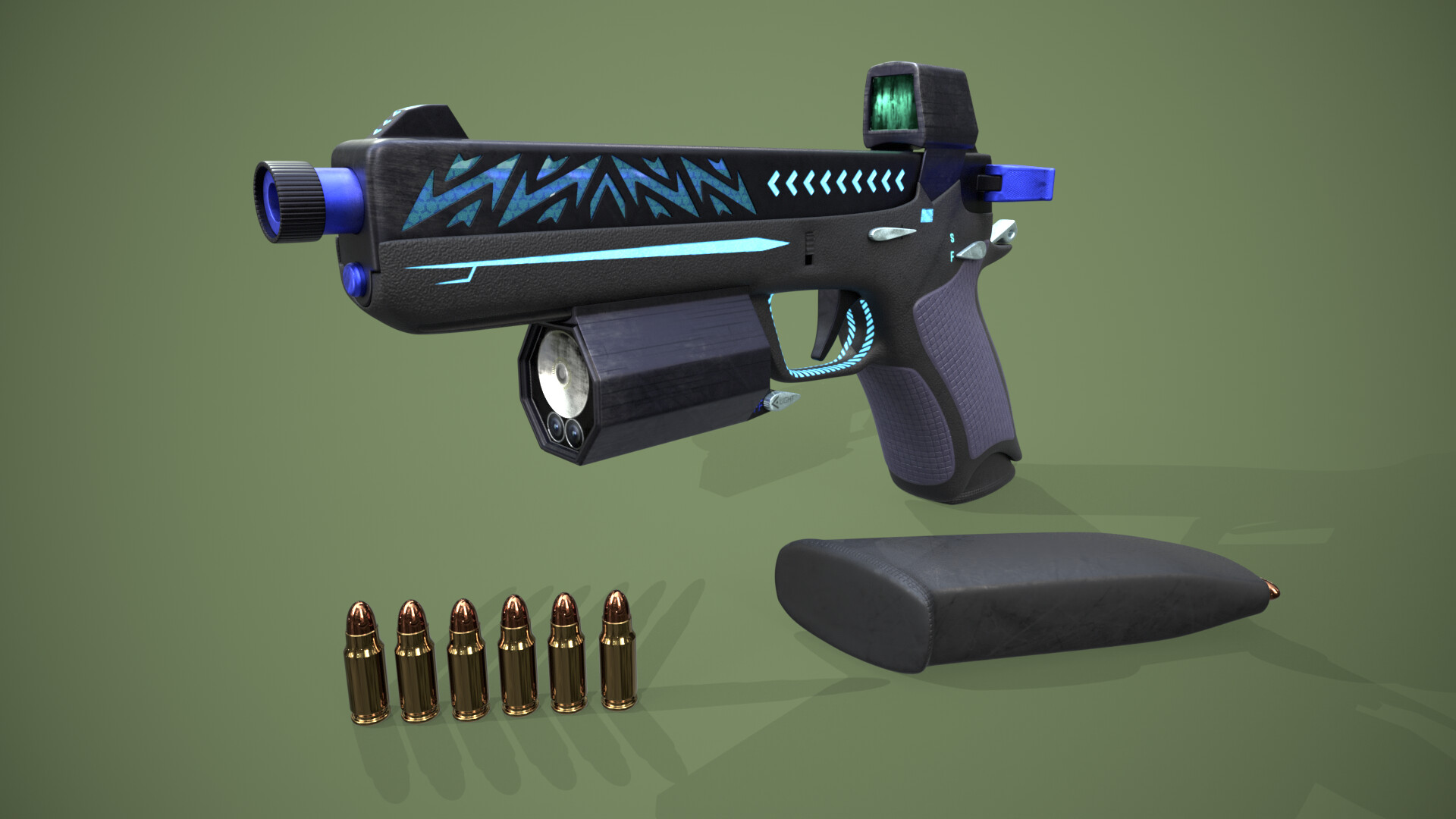 ArtStation - Kuro's Primary Service Weapon