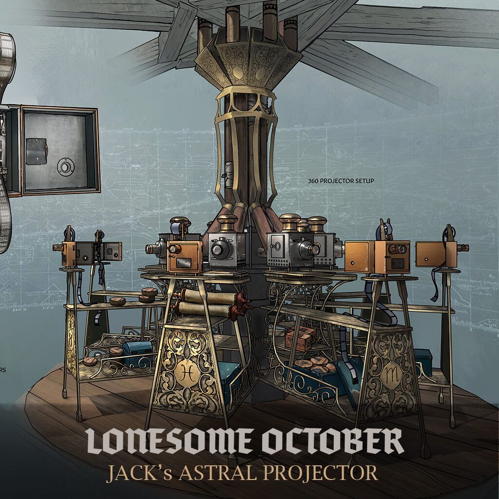ArtStation - Lonesome October: Astral Projector