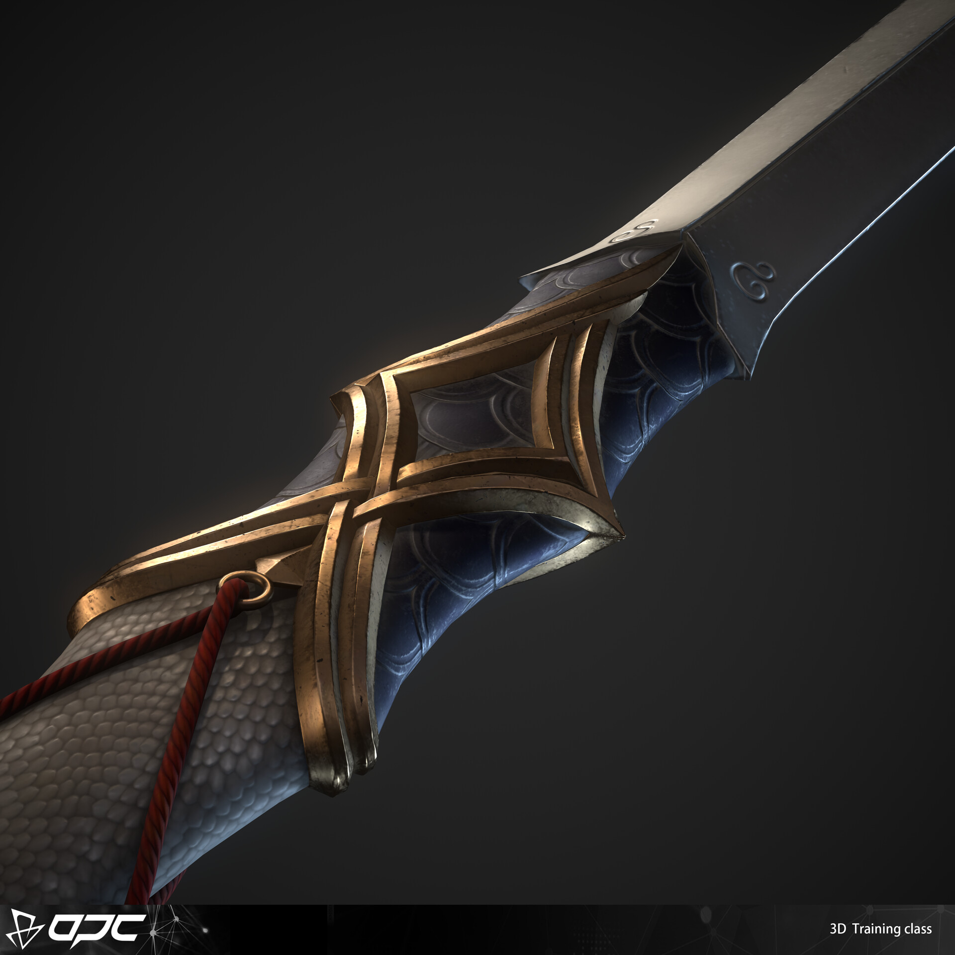 ArtStation - Sword (OPC 3D Training class)