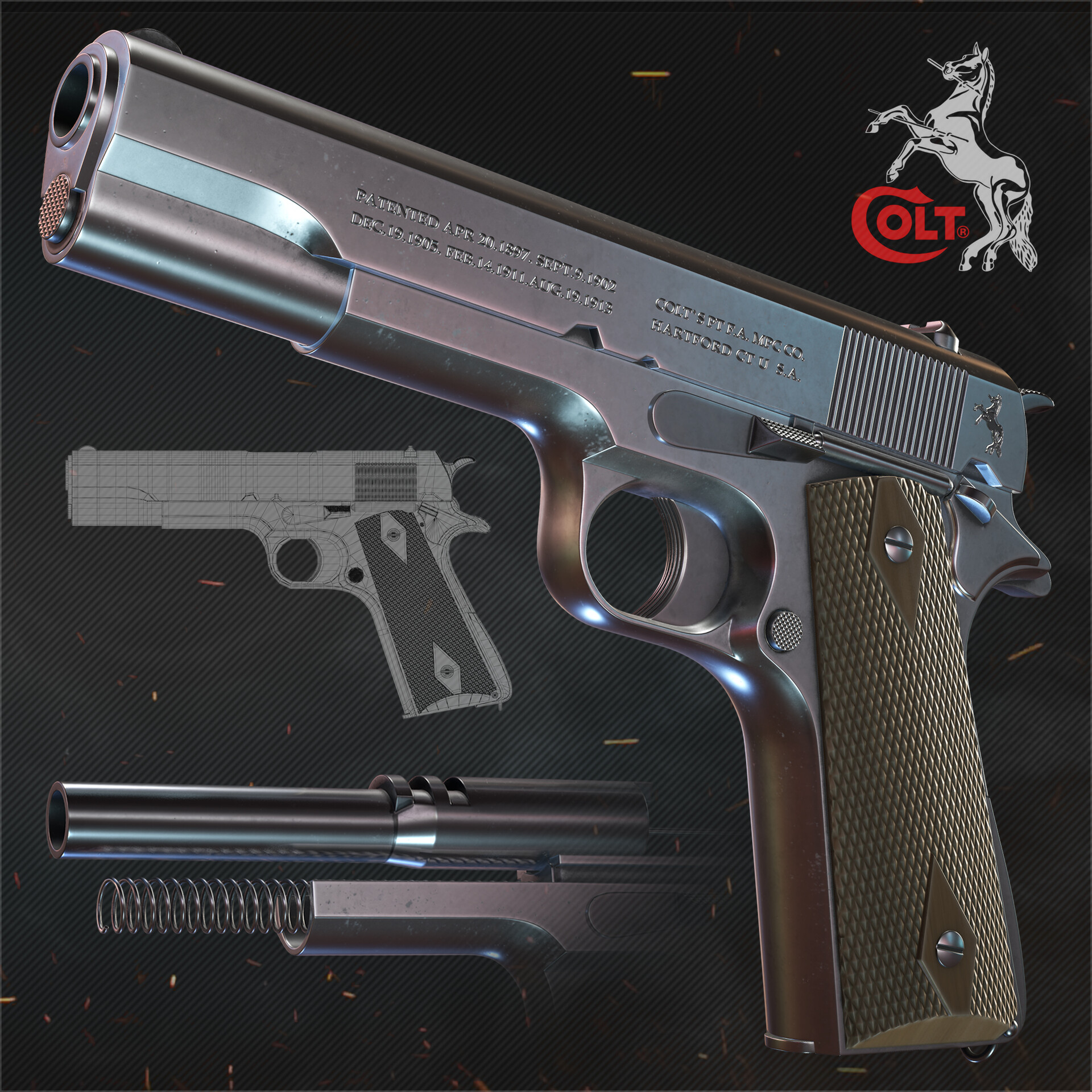 ArtStation - Colt 1911A1