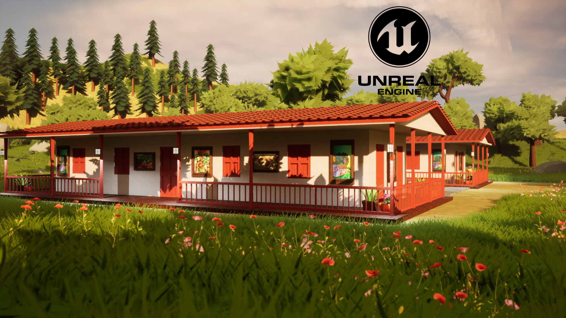 ArtStation - Traditional stylized colombian farm