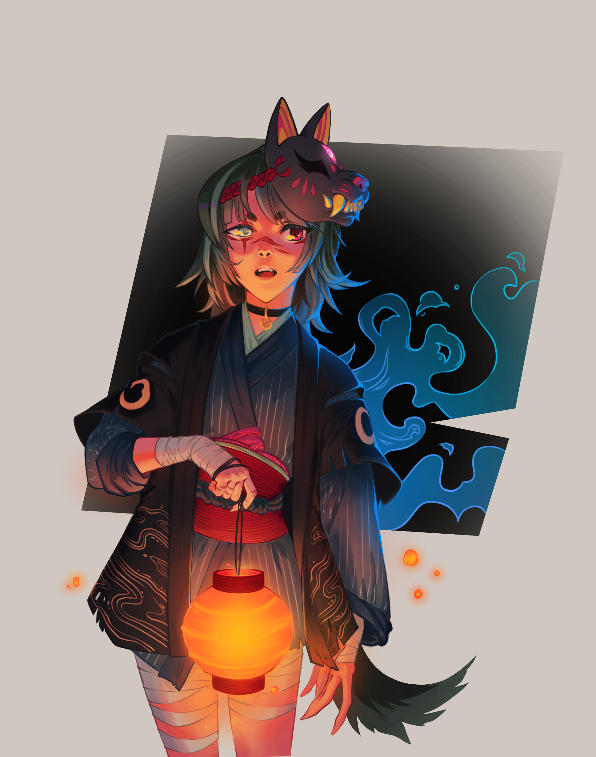 ArtStation - Naomaru, the Inugami