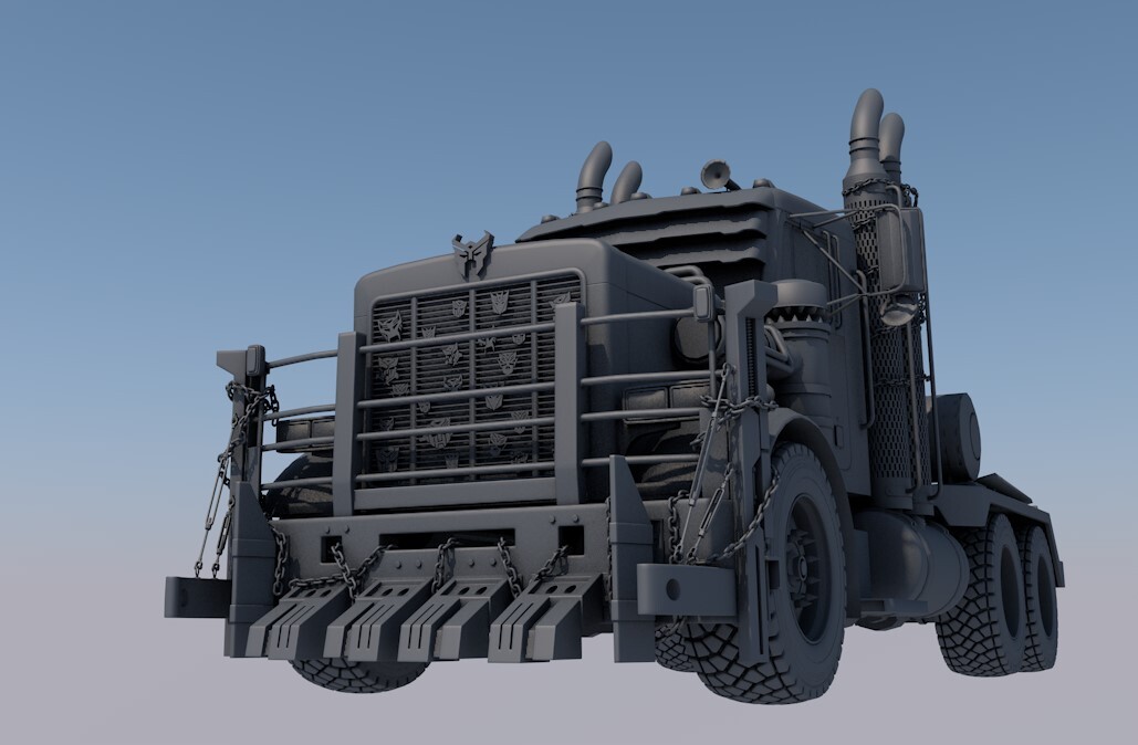 ArtStation - Transformers Rise Of The Beasts - Scourge (Peterbilt 359 ...